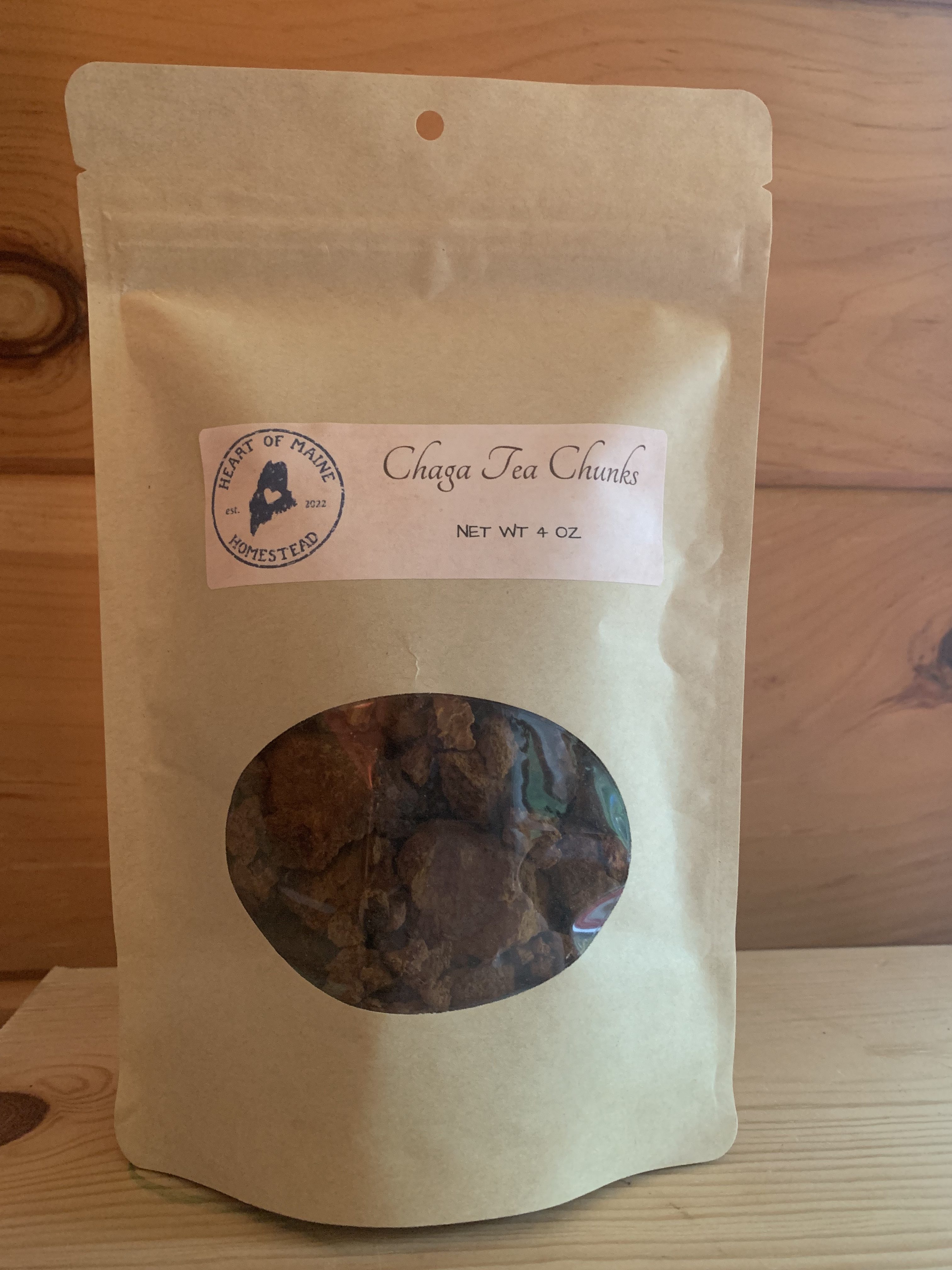 Wild Maine Chaga Tea Chunks - Heart of Maine Homestead
